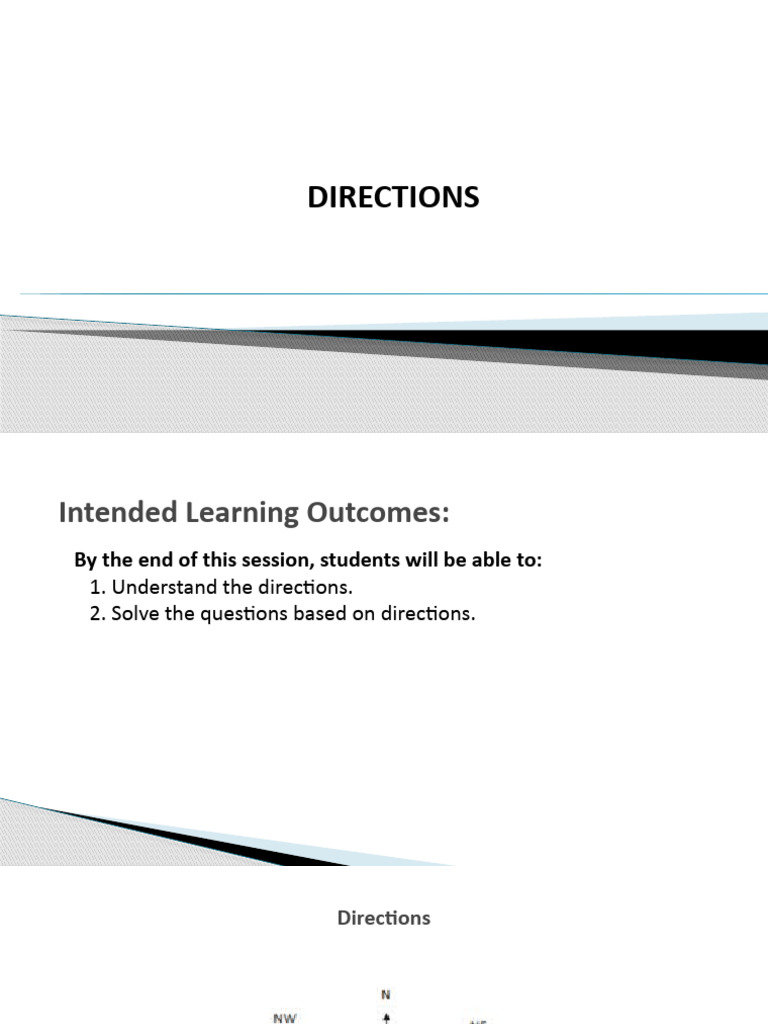 4. Directions QCED | PDF | Sun