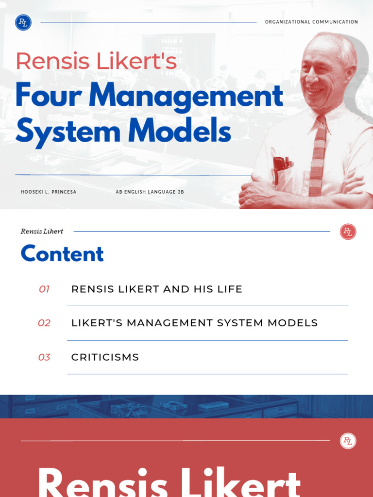 Likert's Management System Models Explained | PDF | Leadership ...
