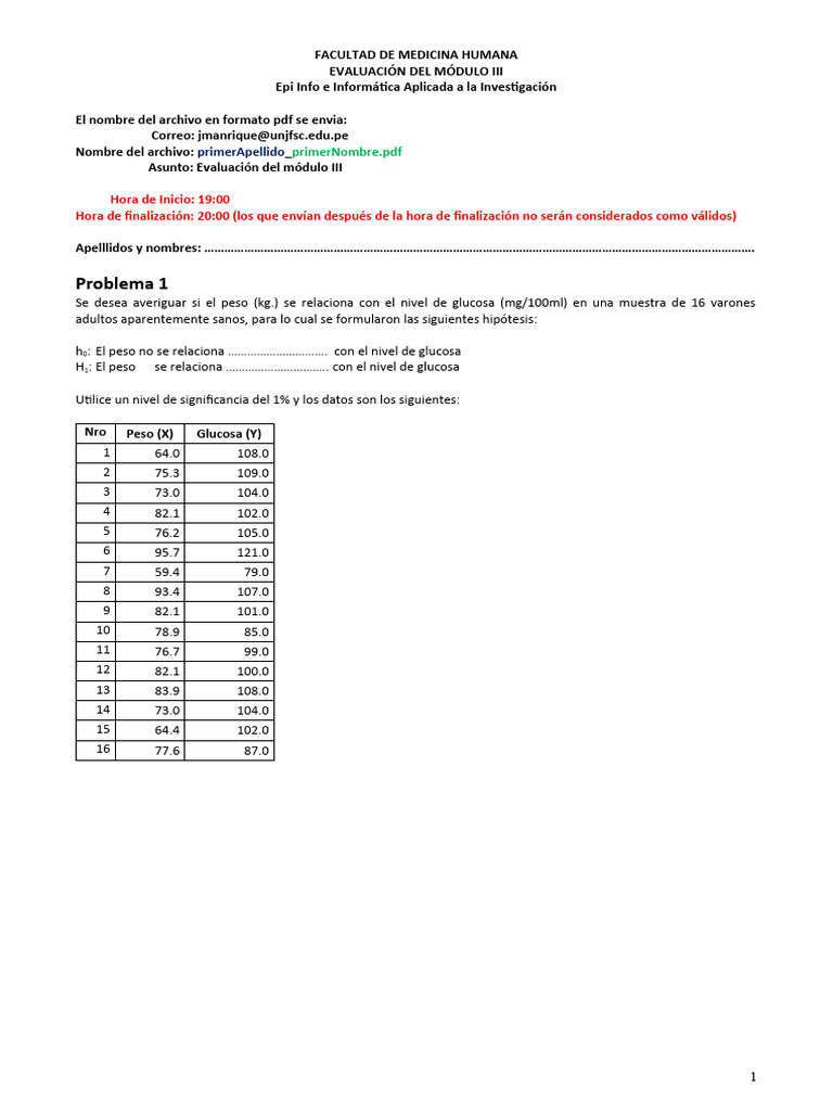 Evaluación Del Módulo III (Pearson) | PDF