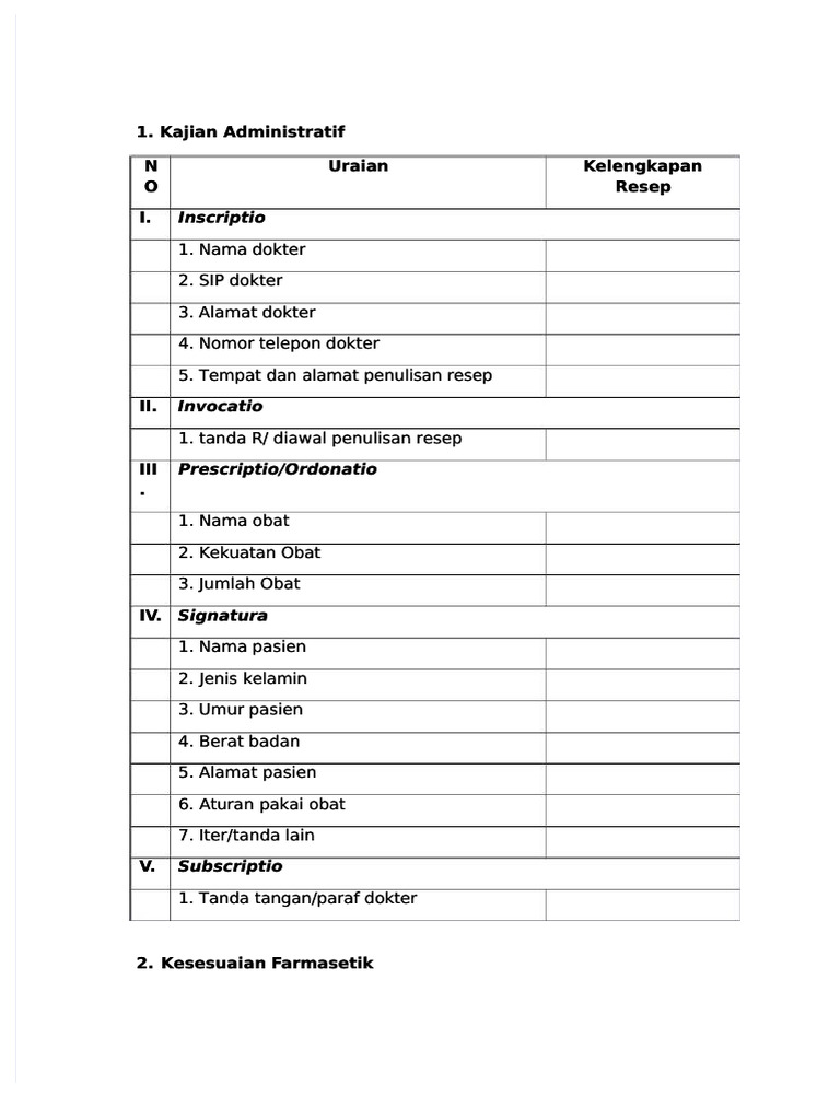 PDF Format Skrining Resep Farmasi Laporan Resep Compress | PDF PDF Format Skrining Resep Farmasi Laporan Resep Compress | PDF