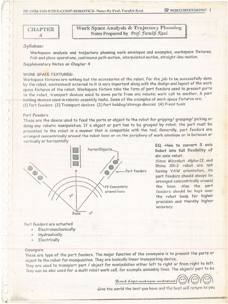Ch.4 - Trajectory Planning | PDF