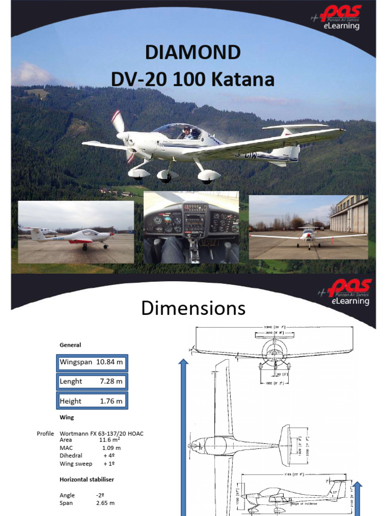 DA20 PPT | PDF | Brake | Flight Control Surfaces