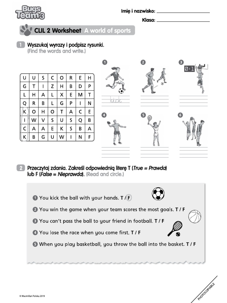 Bugs Team3 CLIL 2 | PDF