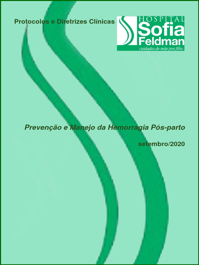 Hemorragia Pós-Parto - 2020 - 09 - Final PROTOCOLO SOFIA FELDMAN | PDF | Parto | Gravidez