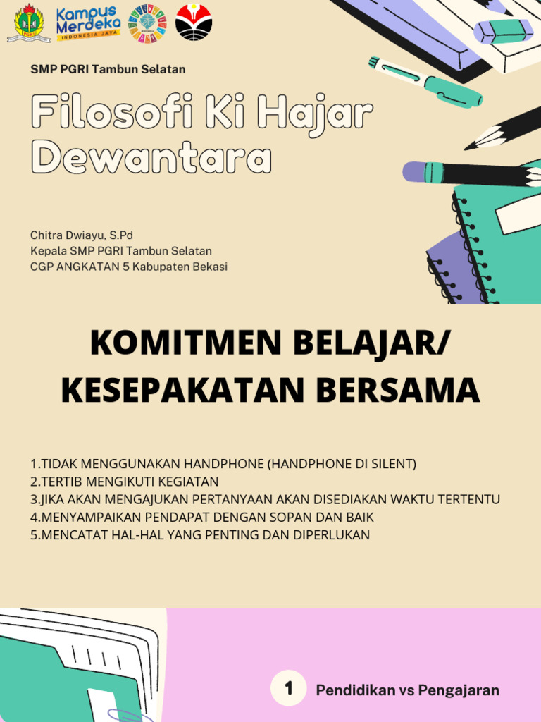 Pengenalan Filosofi KHD CHITRA DWIAYU, S.PD | PDF | Pengembangan Diri ...