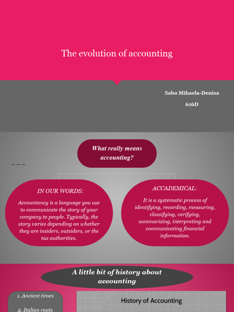 The Evolution of Accounting | Download Free PDF | Accounting | Information