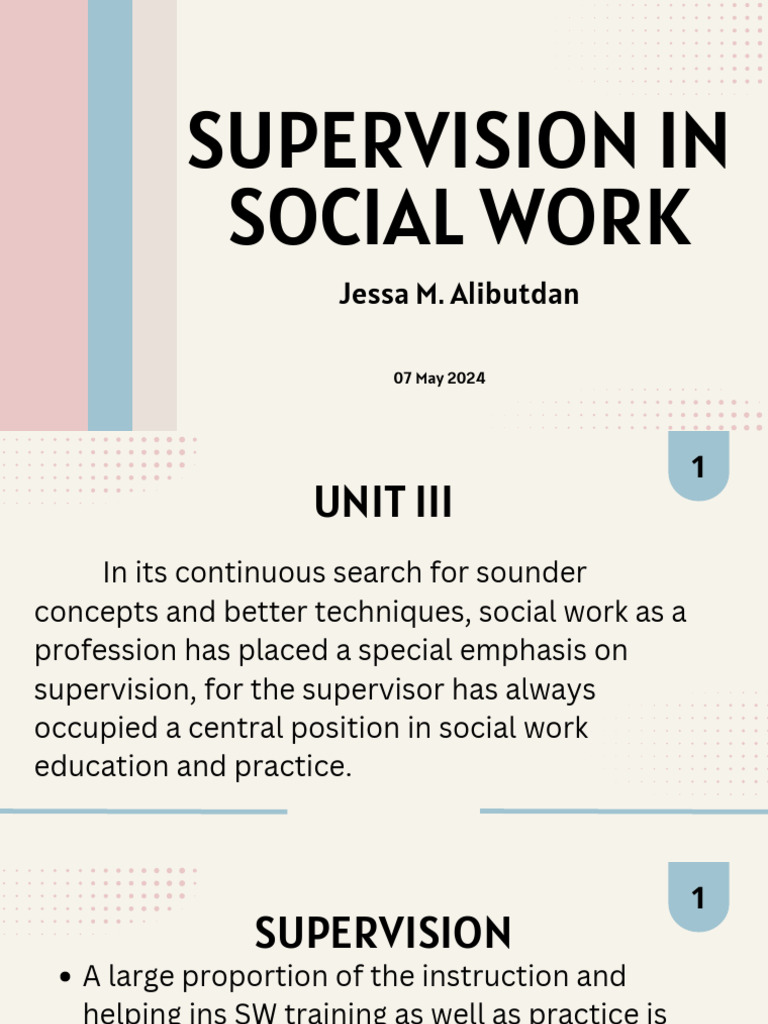 Kadushin's Supervision in Social Work | PDF | Social Work | Learning