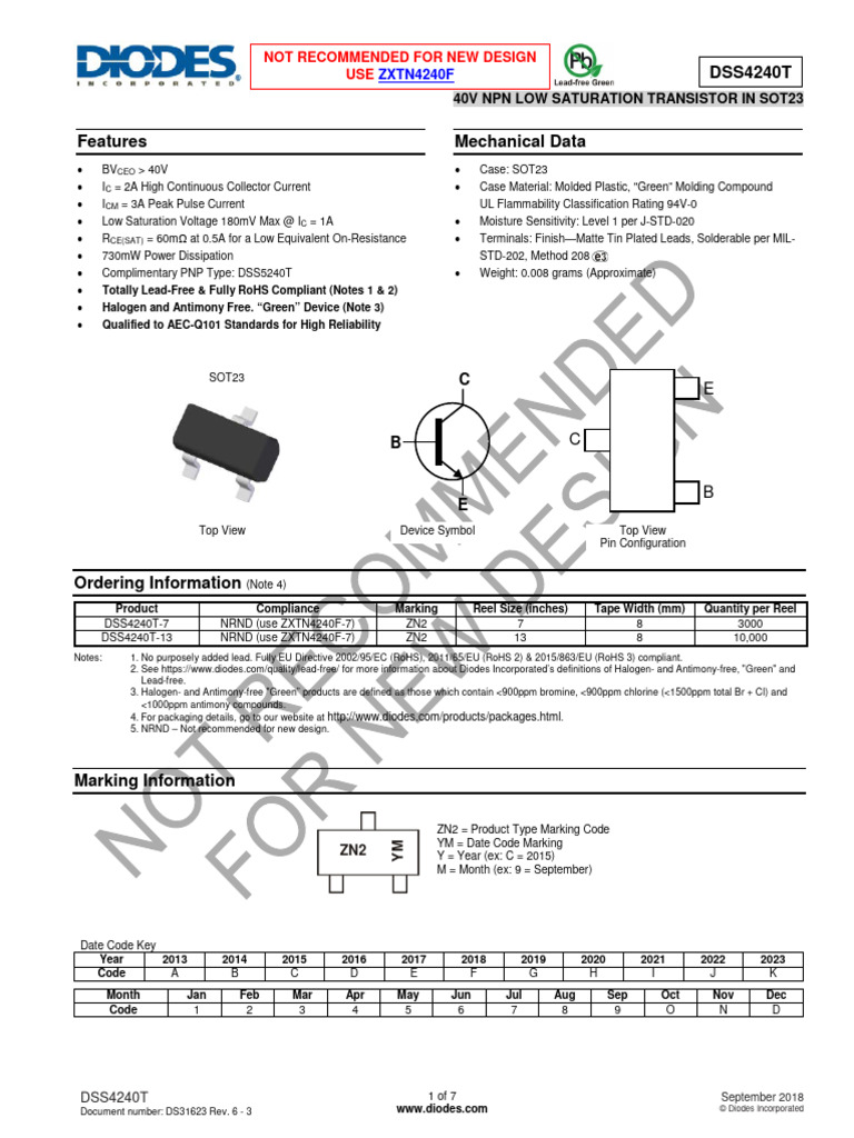 Diod S A0006313528 1-2512790 | PDF | Bipolar Junction Transistor ...