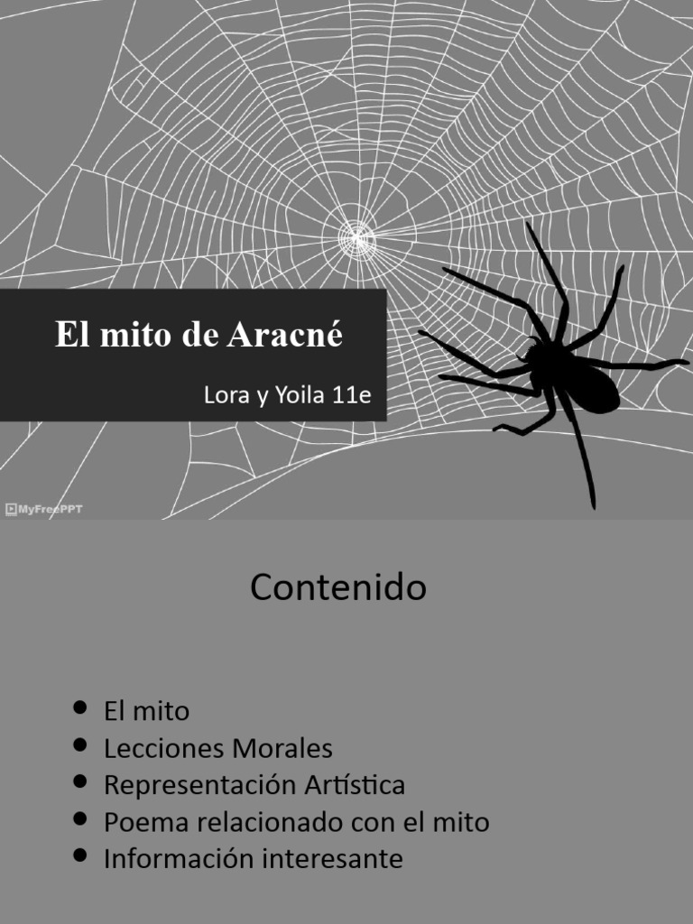 El mito de Aracné | PDF