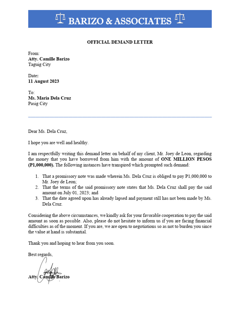 Demand Letter | PDF