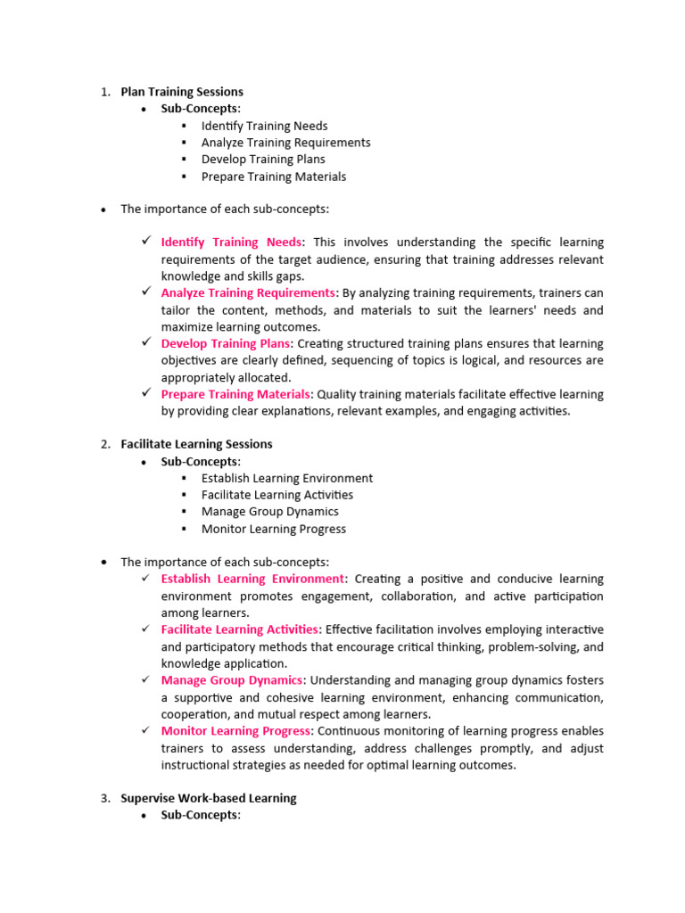 Six Core Comptencies and It's Sub-Concepts | PDF | Educational ...