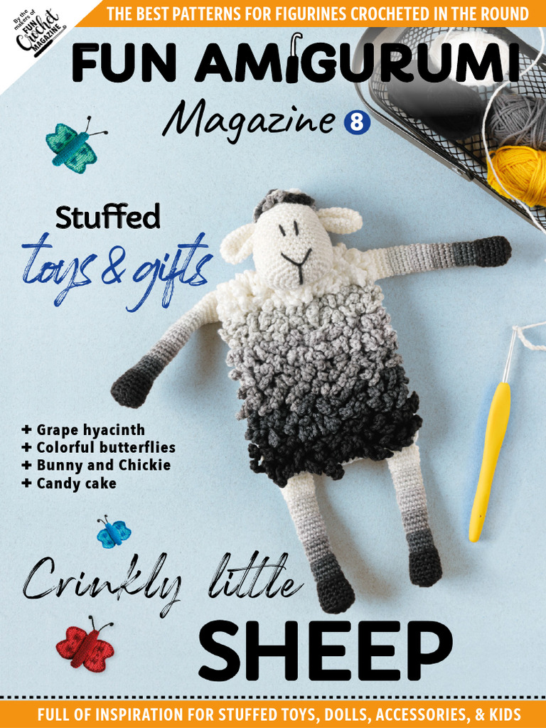 Fun Crochet Magazine-Amigurumi Magazine 8,2024 | PDF | Yarn | Crochet