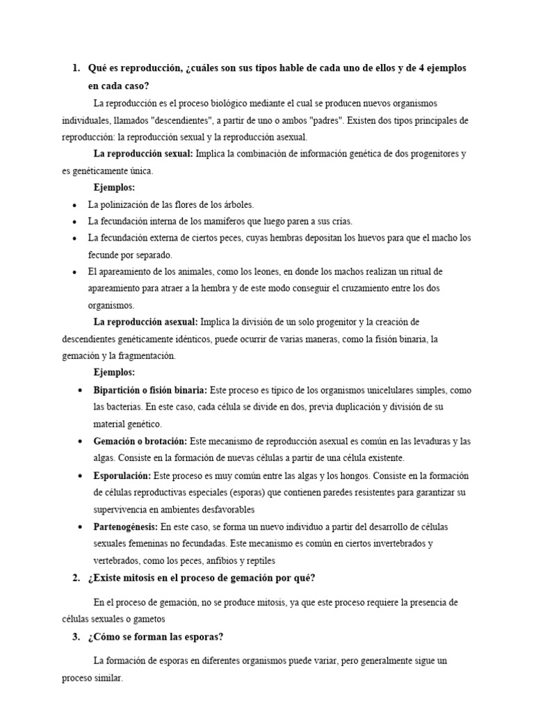 mio de mi 2 | PDF | Reproducción sexual | Espora