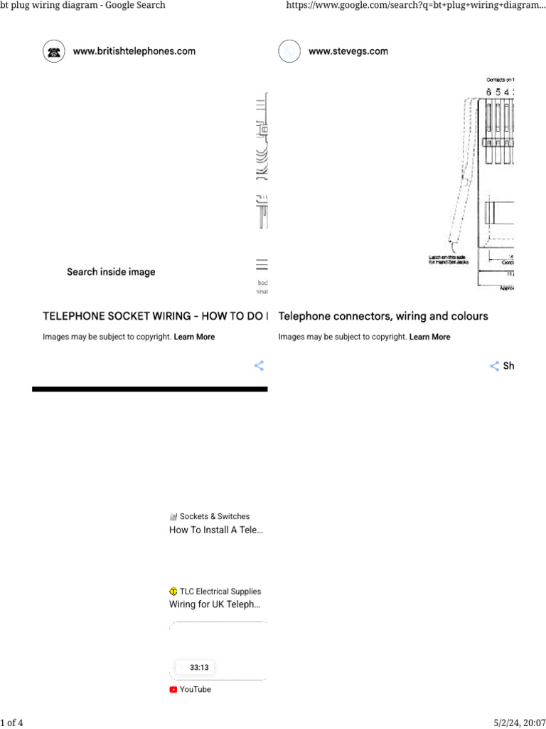 BT Plug Wiring Diagram - Google Search | Download Free PDF ...