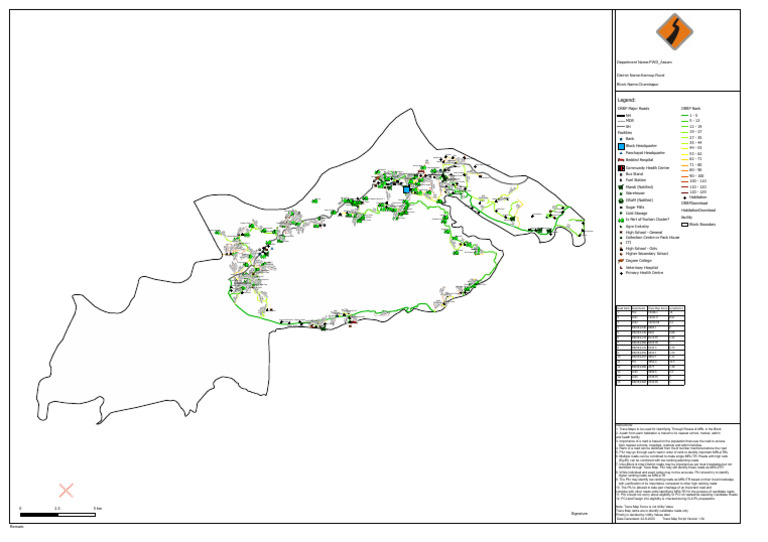 1.b.trace Map - Chandrapur (A3 Print) | PDF