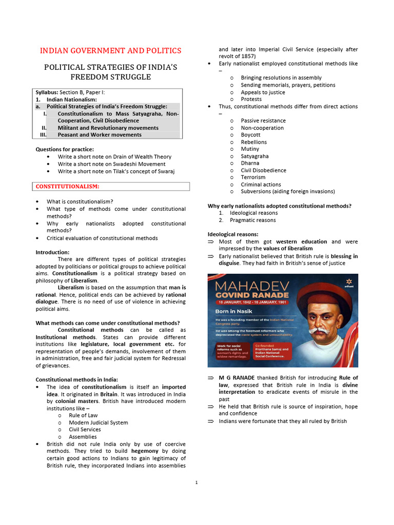 Indian National Movement | Download Free PDF | Mahatma Gandhi | Indian ...