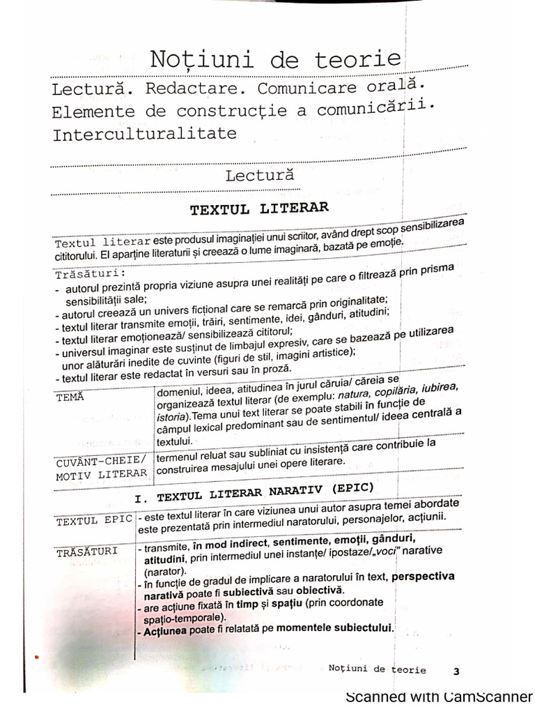Textul Literar | PDF