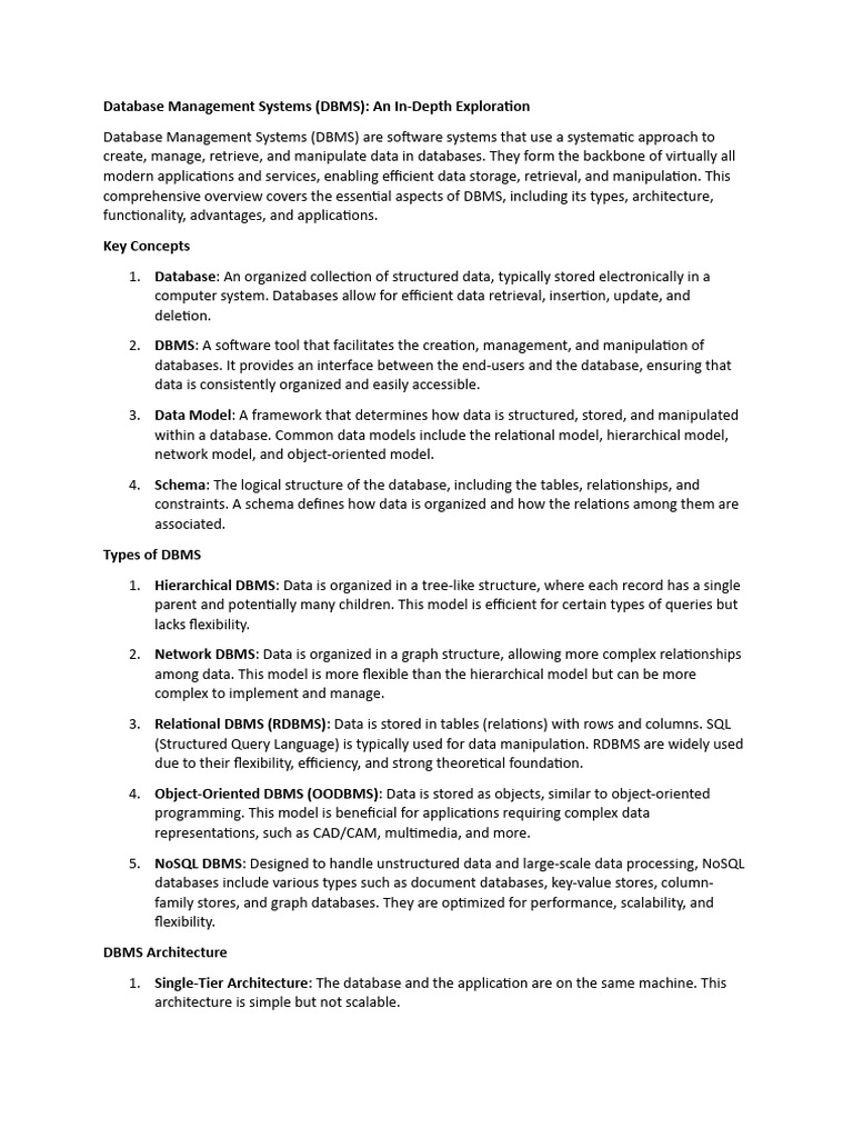 Database Ans Management System | PDF | Databases | Relational Database Database Ans Management System | PDF | Databases | Relational Database