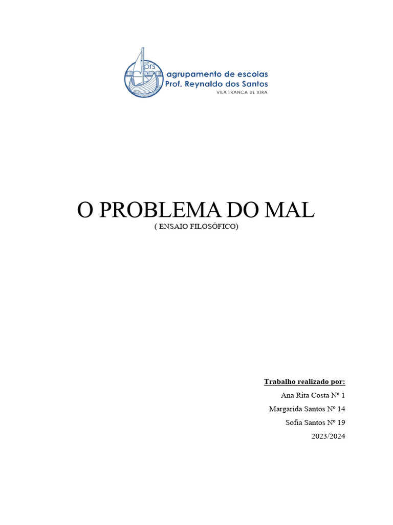 O Problema Do Mal | PDF | Deus | Liberdade