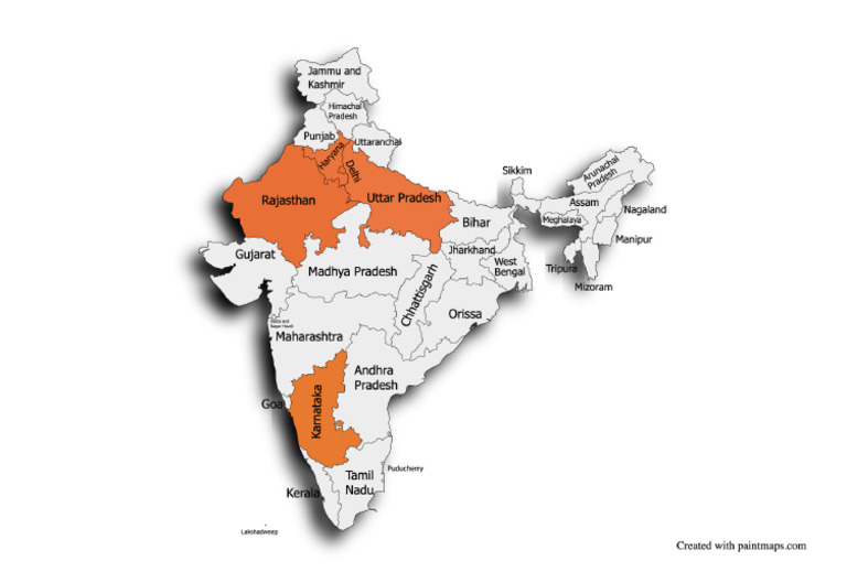 India Map Chart | PDF