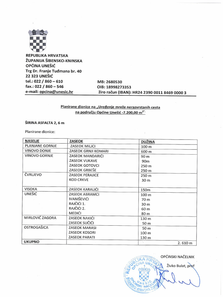 Planirane Dionice | PDF