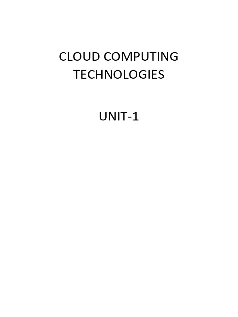 CCT Mp4251 Unit1 To 5 Study Materials - Compressed | Download Free PDF | Amazon Web Services ...