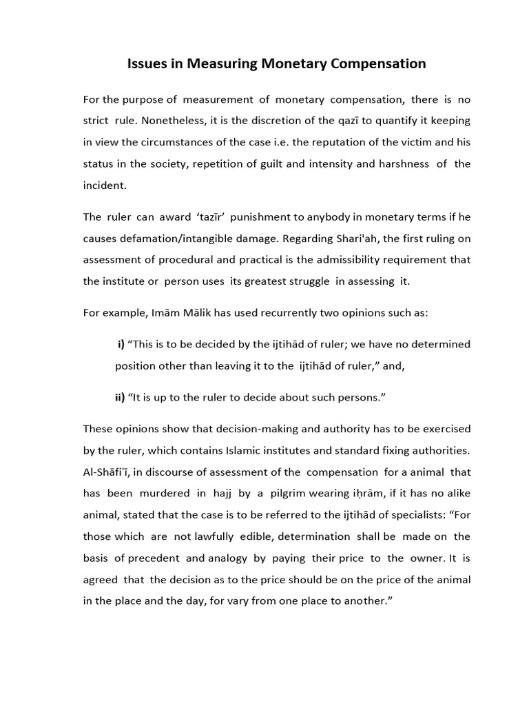 Lecture Week 9 | PDF | Sharia | Tort Lecture Week 9 | PDF | Sharia | Tort