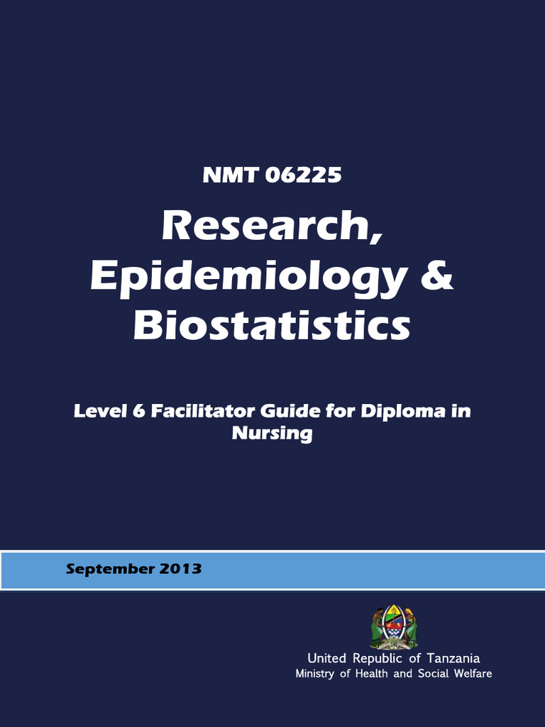 Fg Research Epidemiology And Biostatistics Final Pdf Preventive Healthcare Epidemiology