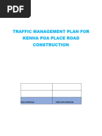 Construction Traffic Management Plan Template | PDF | Traffic | Vehicles