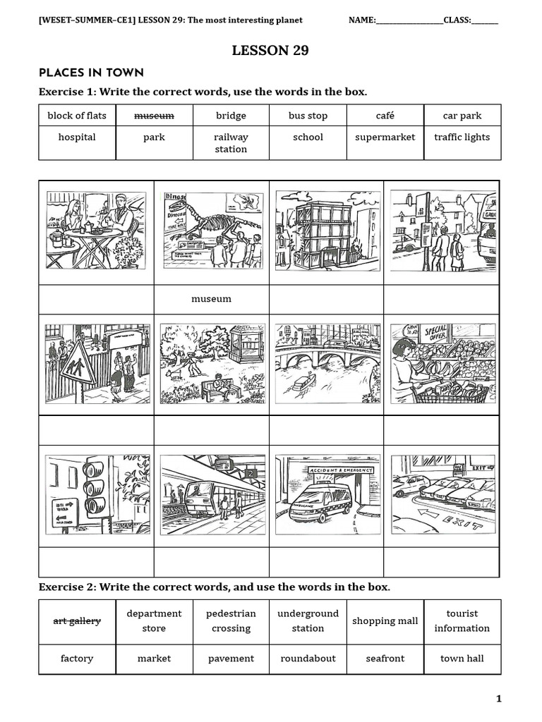 Lesson 29 - Places - Superlatives | PDF