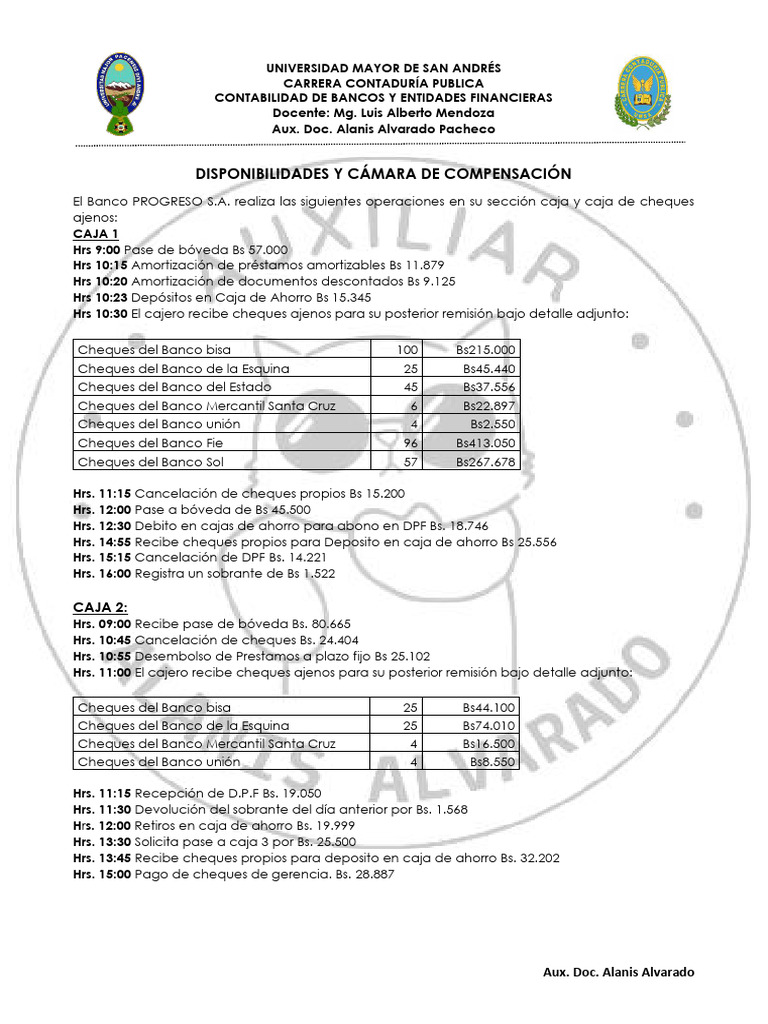 ENUNCIADO 2023 SOLUCION CORREGIDO | PDF | Bancos | Economias