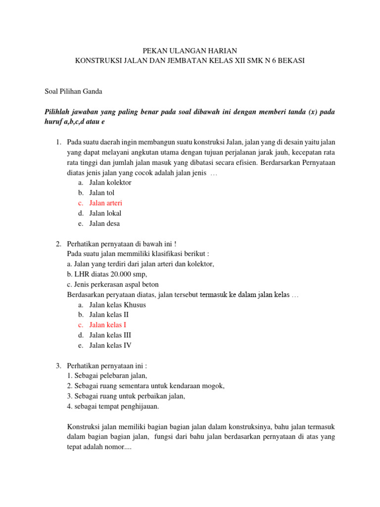 Soal Puh KJJ Kelas Xii | PDF | Seni | Sains & Matematika
