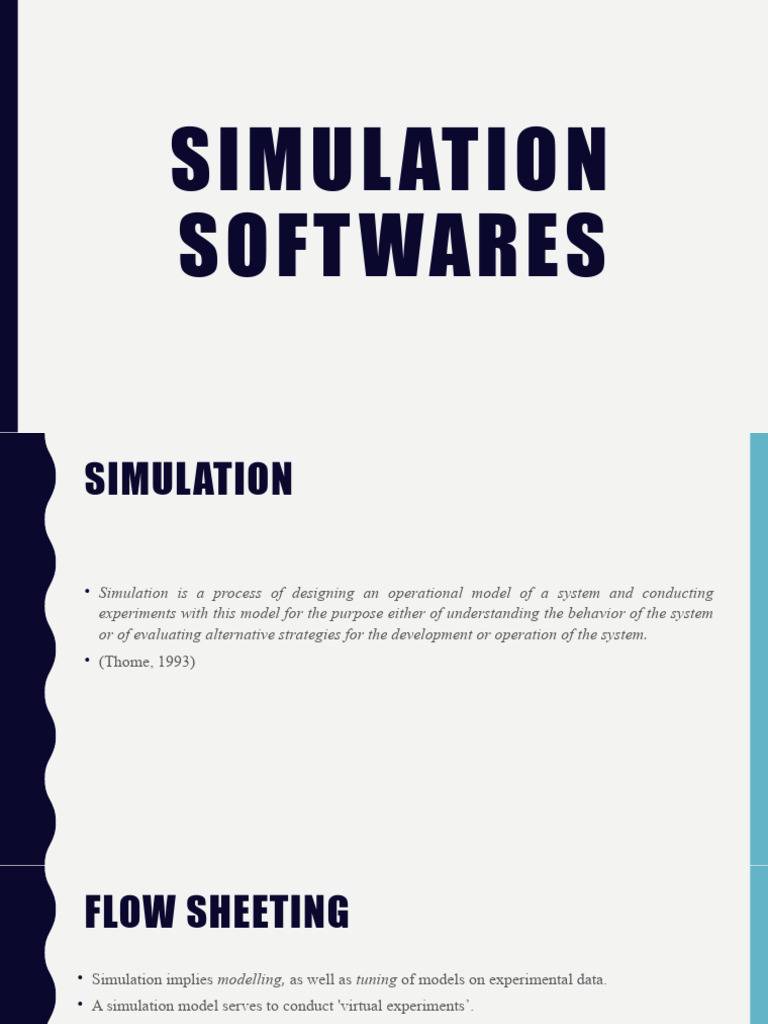Simulation Software for Process Engineering | PDF | Simulation | System