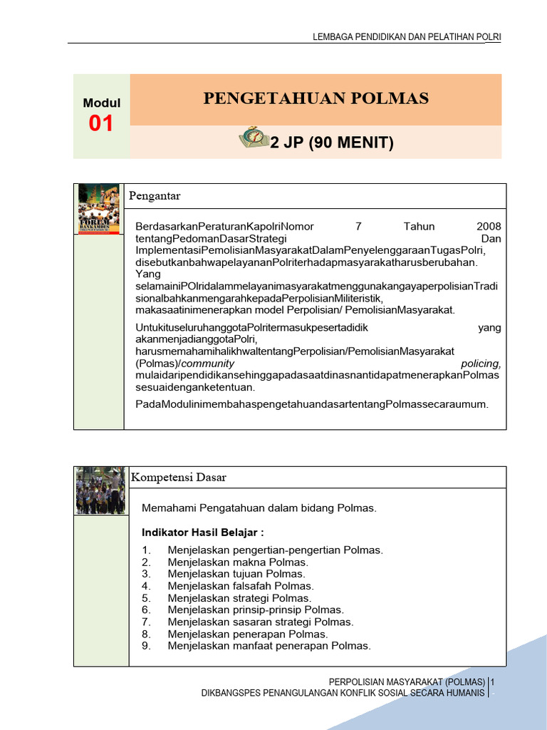 Modul 1 Polmas | PDF