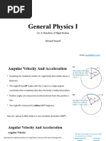 Gen Phys 1 Rotational Motion | PDF | Rotation Around A Fixed Axis | Acceleration