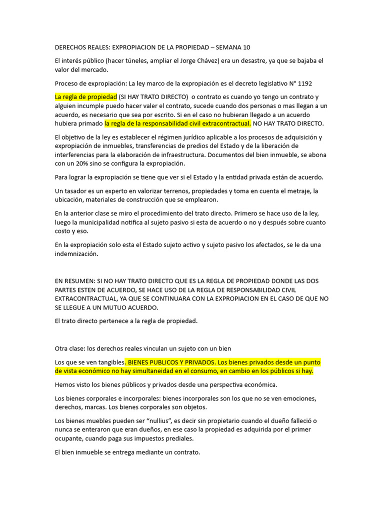 Derechos Reales | PDF | Dominio eminente | Propiedad