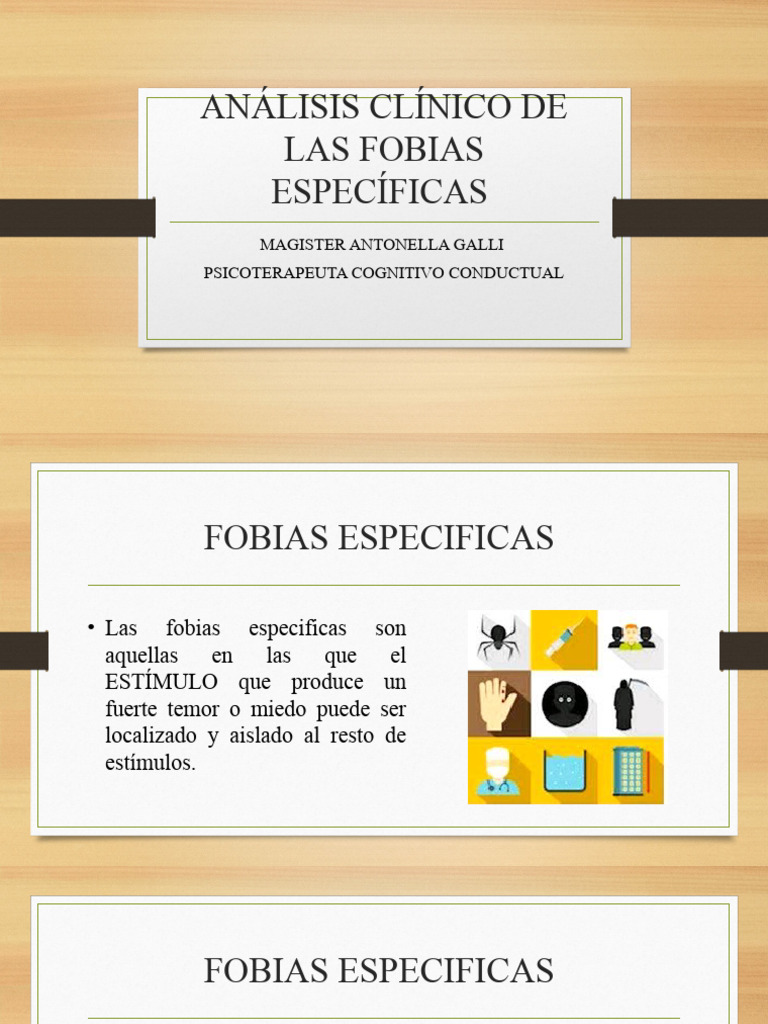 Fobias Especificas en Niños | Descargar gratis PDF | Fobia | Temor