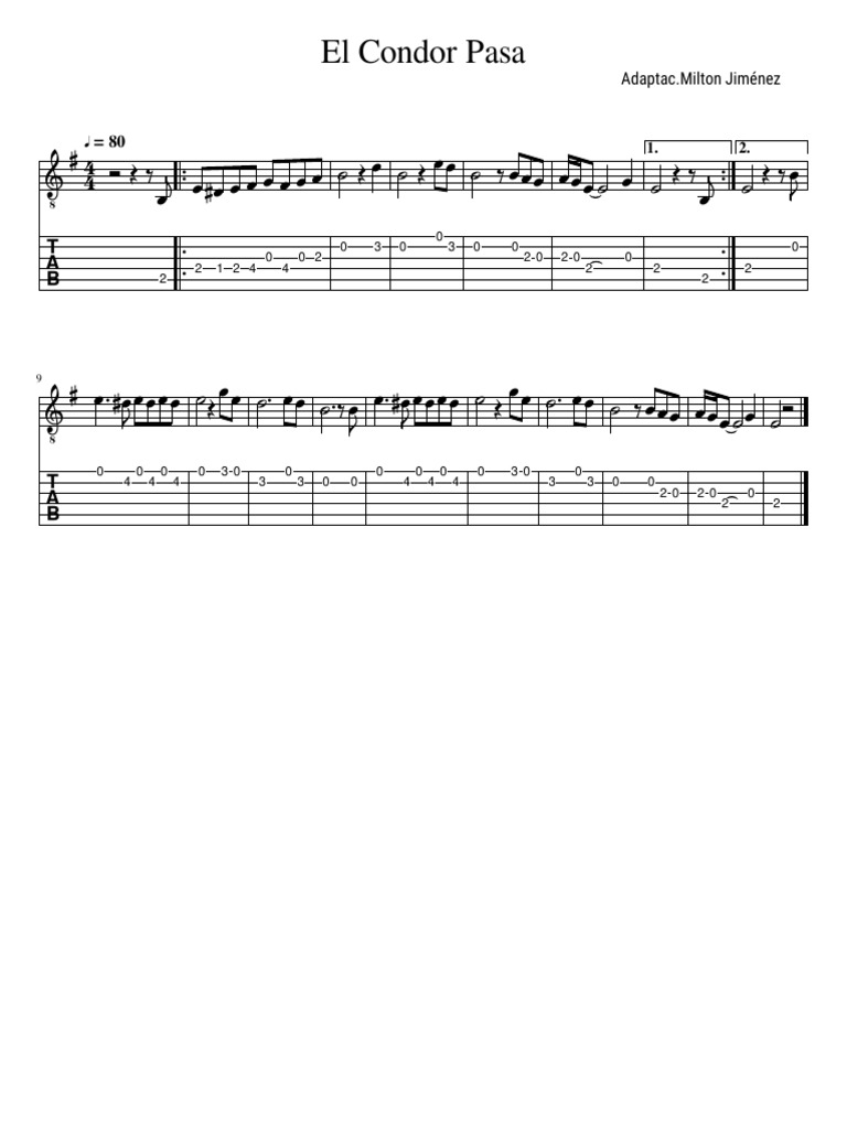 El Condor Pasa | PDF