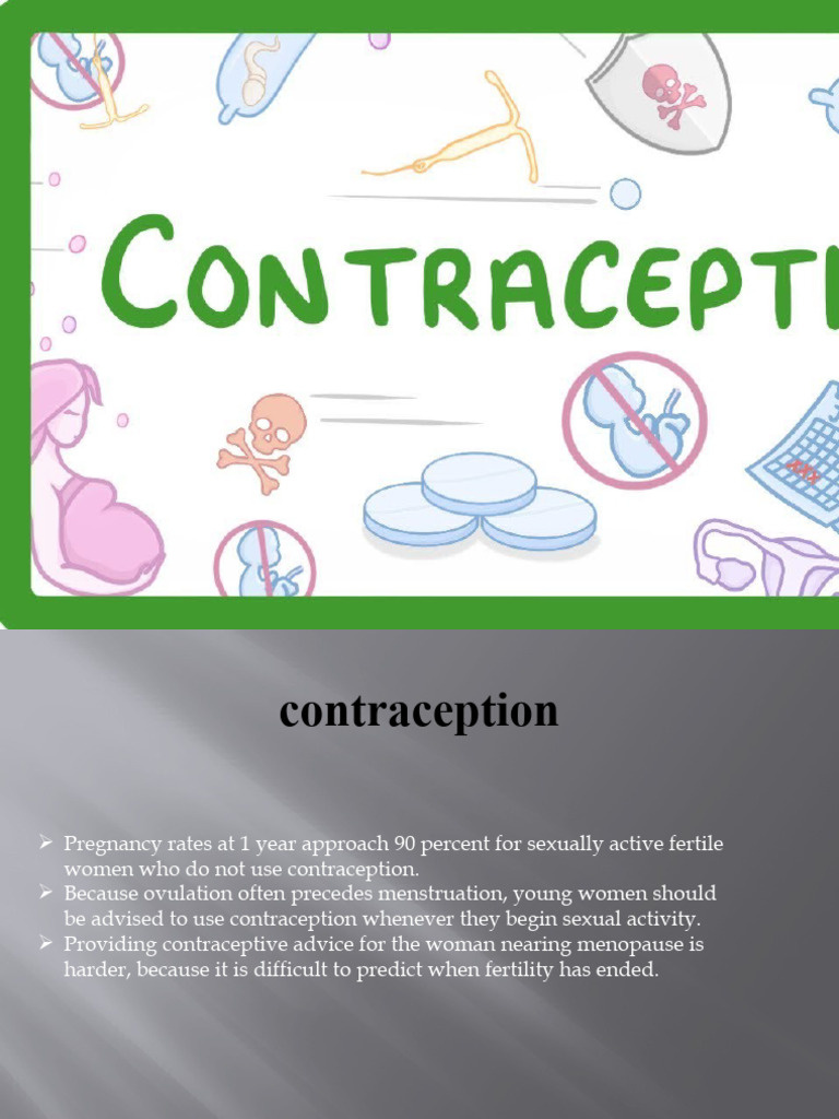 Contraception | PDF | Combined Oral Contraceptive Pill | Menstrual Cycle