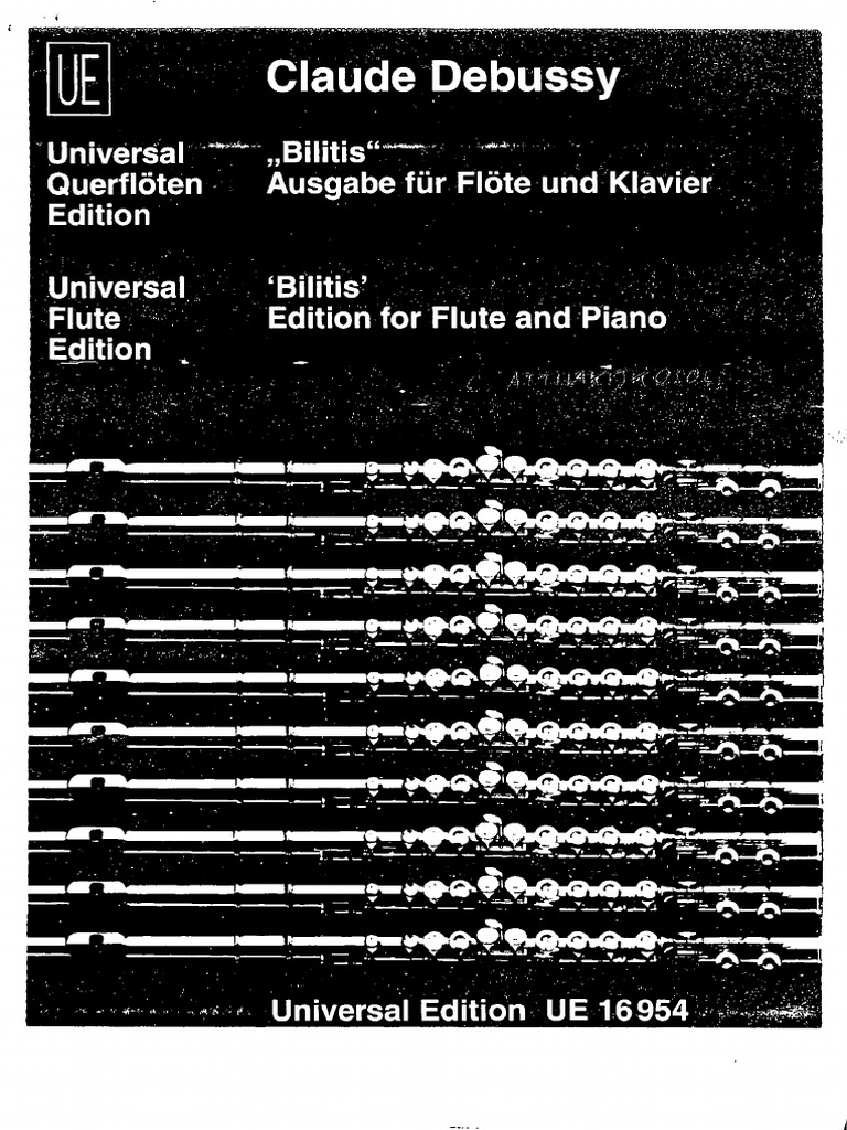 Claude Debussy Bilitis Edition For Flute and Piano | PDF