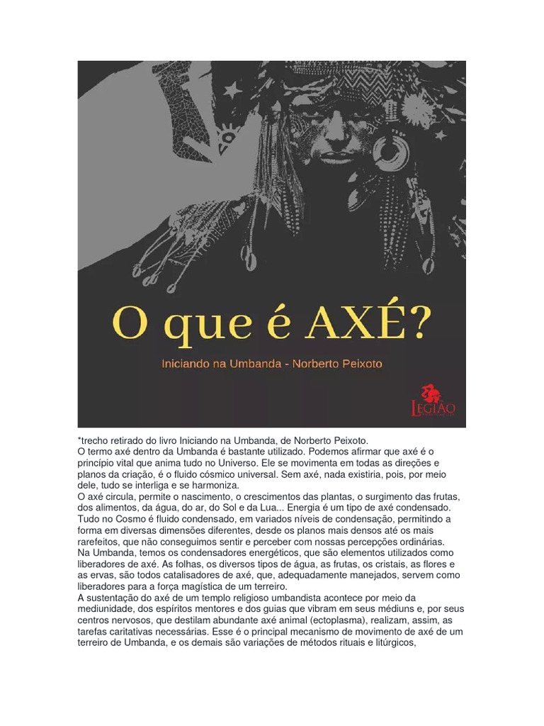 O Significado de Axé na Umbanda | PDF | Autoajuda
