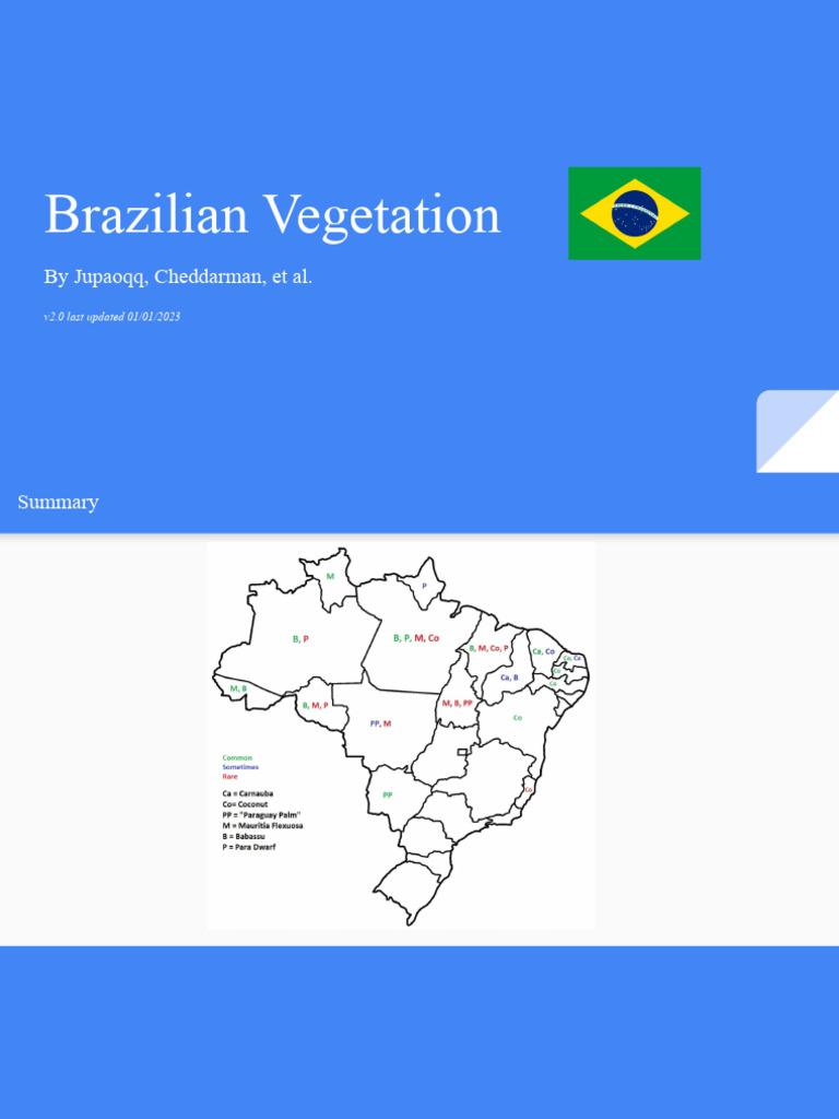 Brazilian Vegetation | PDF | Brazil