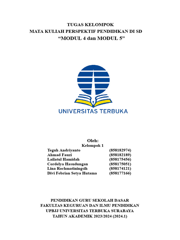 Kelompok 1 (Rangkuman Modul 4 & 5) | PDF