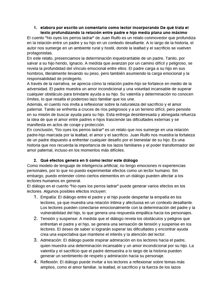 No Oyes Los Perros Ladrar | PDF | Amor | Suspense (Género)