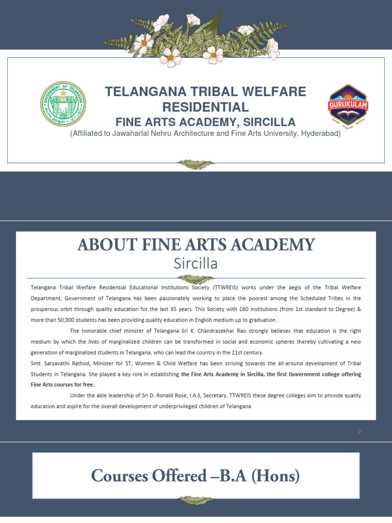 Fine Arts Admission Prospectus & Application Form | PDF | Fashion ...