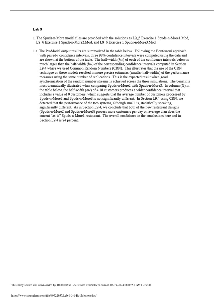 Lab 9 3rd | PDF | Confidence Interval | Mean Squared Error