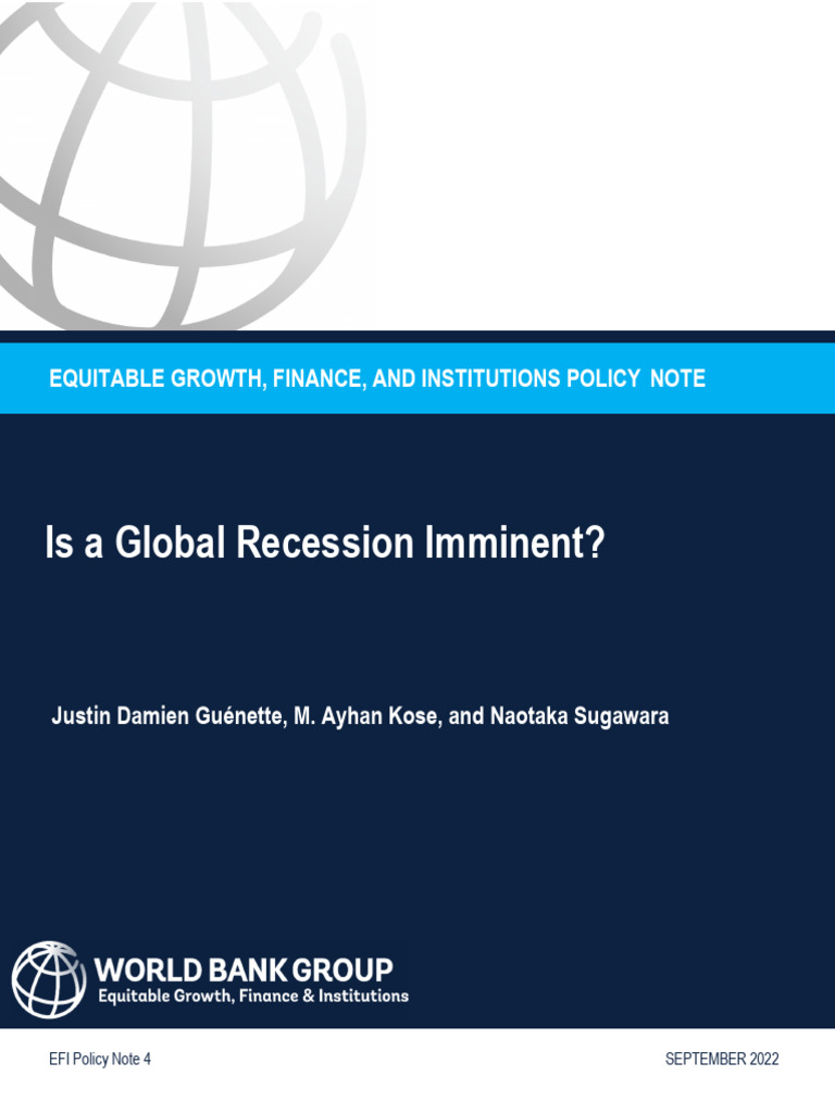 Global Recession | PDF