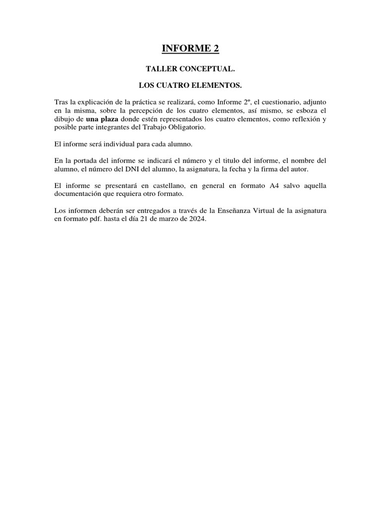 Actividad Informe 2 | PDF