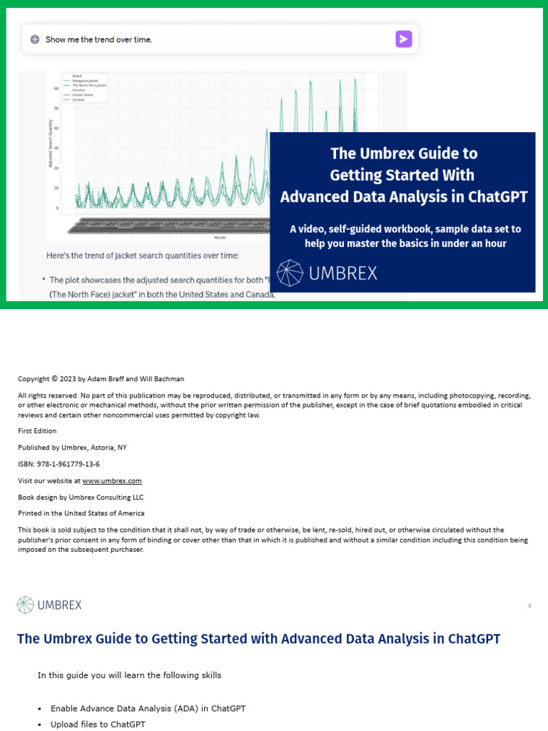 Getting Started With Advanced Data Analysis | PDF | Analytics ...