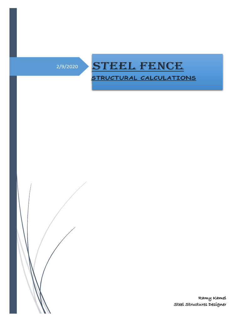 Fence - 4M - 01 | PDF | Civil Engineering | Steel